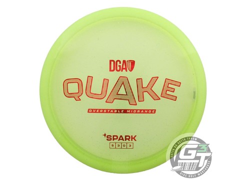 NEW DGA Spark Quake 175g Yellow Red Shatter Foil Midrange Golf Disc | eBay