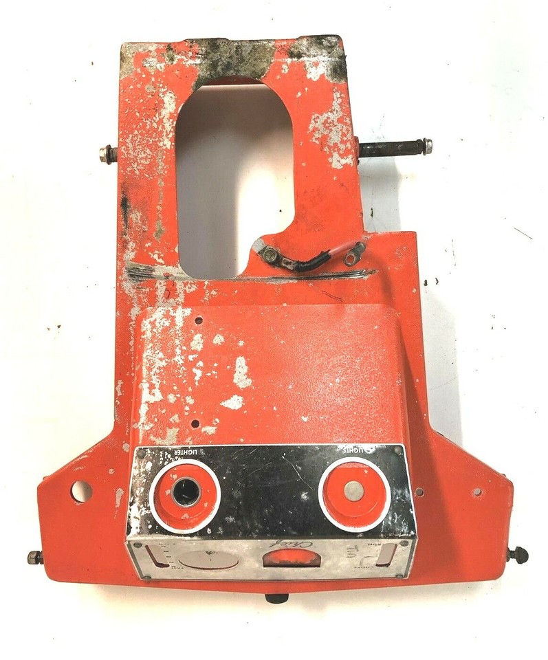 Aluminum Dash Panel Assembly from a 1967 Jacobsen Chief 1200 12hp ...