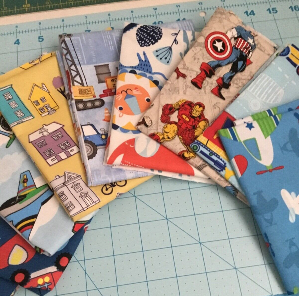 Fat Quarter Fabric Bundles - Childrens patterns 100% Cotton Fabric | eBay