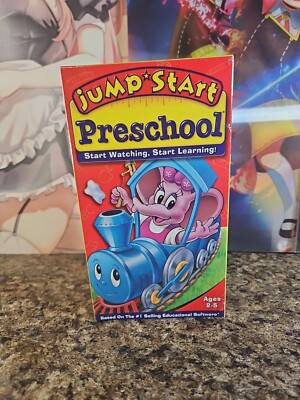 Jump Start Preschool VHS Tape Knowledge Adventure Kids Educational RARE ...