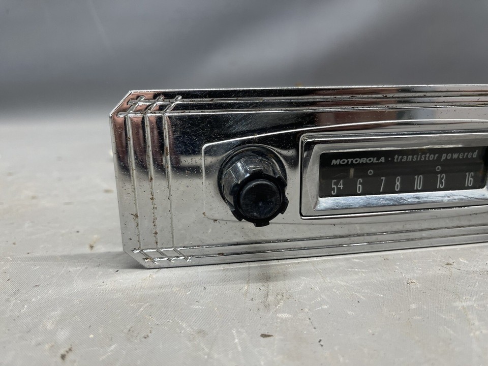 Vintage Motorola Transistor Tube Powered Classic Car Dash Radio Hot Rat ...