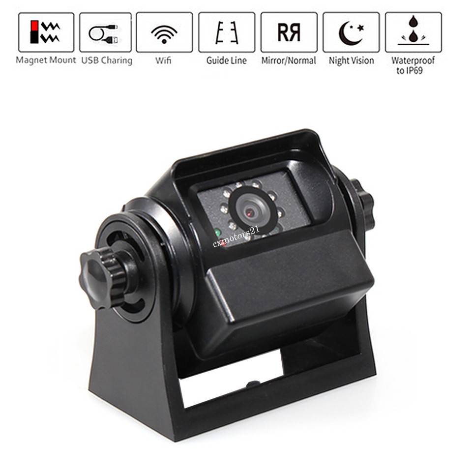 Wireless Backup Camera Magnetic Trailer Hitch Rear Front View For ...