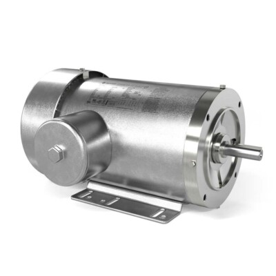 Techtop IP69K Stainless Washdown Electric Motor 1.5 HP 1800 Rpm 3PH 230 ...