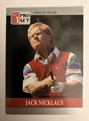 1990 PRO SET PGA TOUR # 93 JACK NICKLAUS | eBay