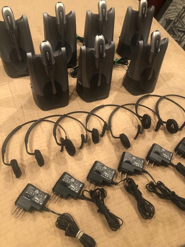 One Plantronics CS50 900 MHz Headset System w/ ALL Parts | eBay