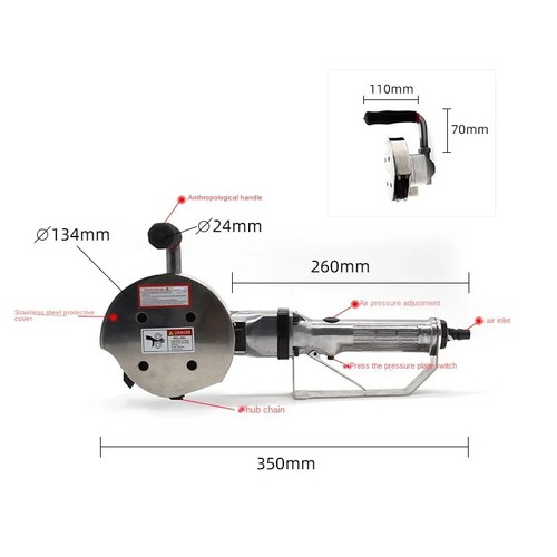 Industrial Pneumatic Waste Dispenser Pick-up Machine Waste Dispenser ...