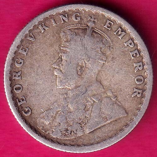 BRITISH INDIA 1925 GEORGE V HALF RUPEE RARE SILVER COIN #R10 | eBay