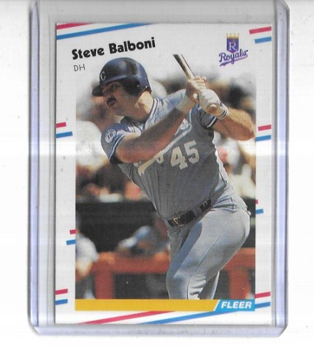 1988 Fleer #251 Steve Balboni Kansas City Royals | eBay