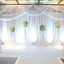 10/20FT Extra Large White Silk Backdrop Curtain Photo Drape Weddings ...
