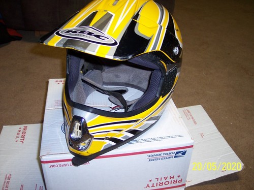 KBC Motorcycle Helmet TK-X Torque Yellow Black Size XL | eBay