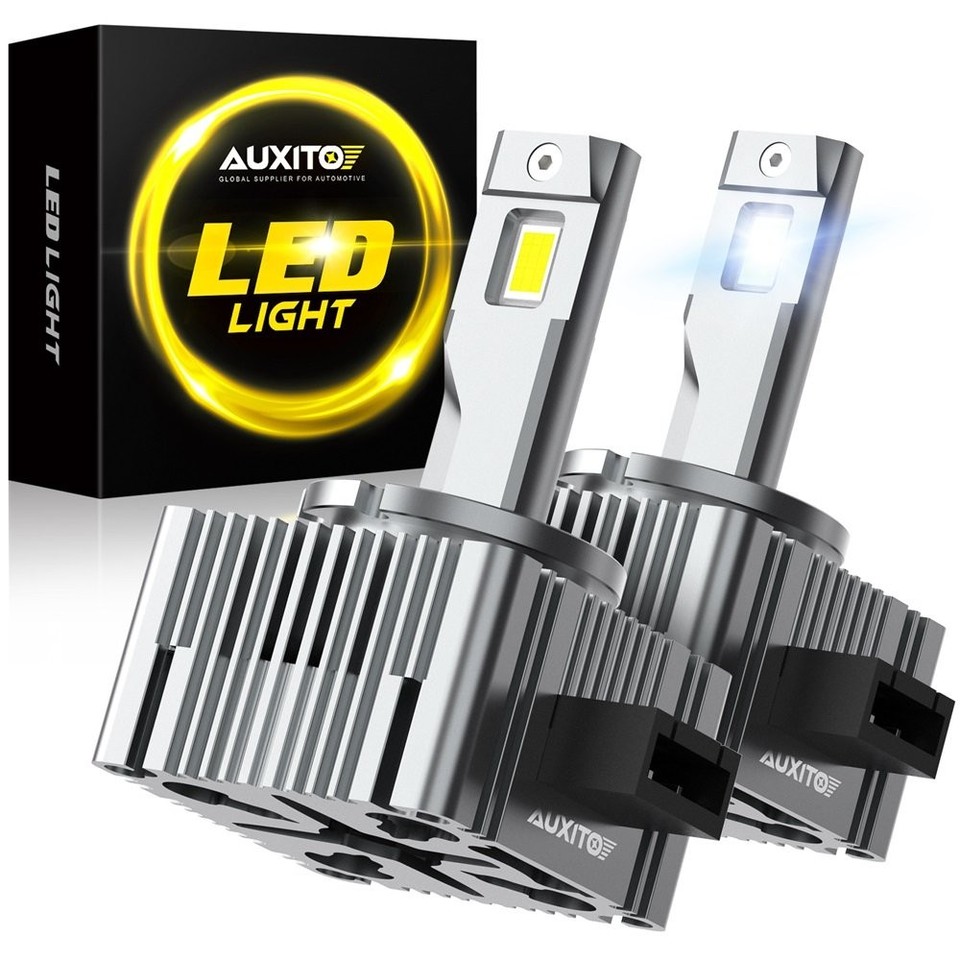 AUXITO LED Headlight Bulb D1S Low High Beam Replace HID Conversion Kit ...