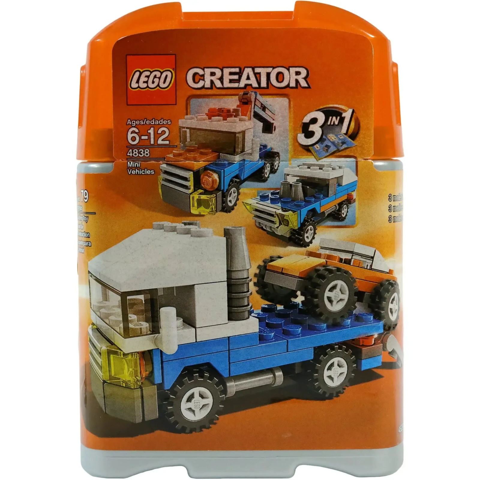 LEGO [Creator] - Mini Vehicles Building Set - 3 in 1 Series (4838) | eBay