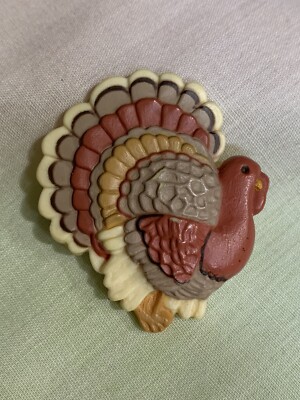 Hallmark Thanksgiving Turkey Holiday Pin Brooch FP-69 | eBay