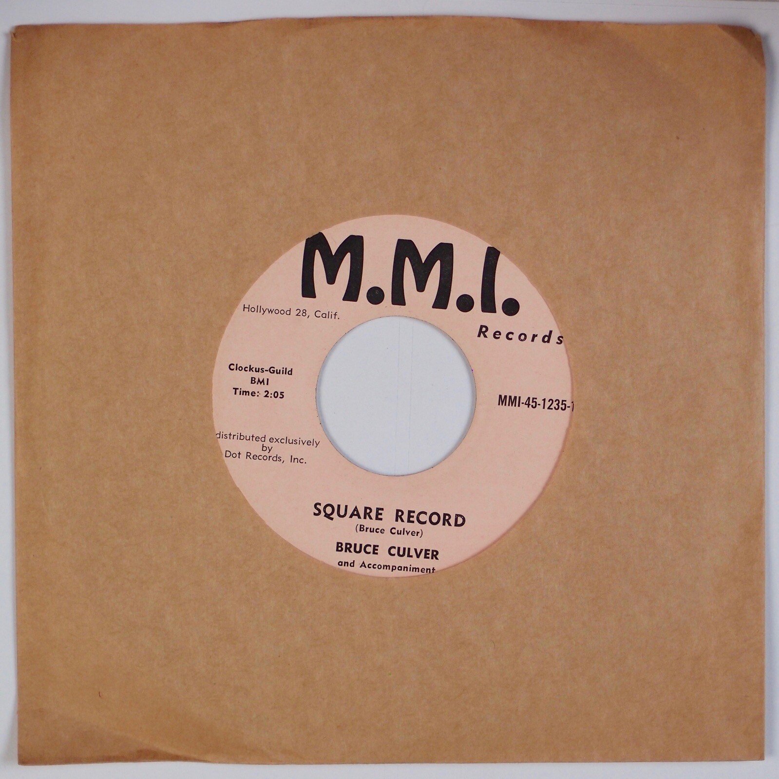 BRUCE CULVER: Square Record MMI Rockabilly Rare 45 Hear | eBay