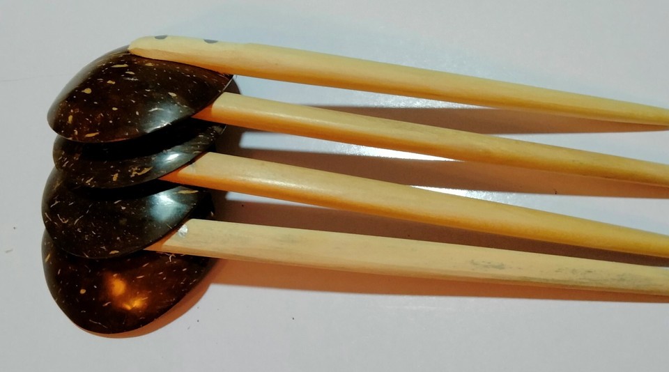 Ceylon Coconut Shell Spoon Traditional Handcraft Kitchen Tools Eco ...