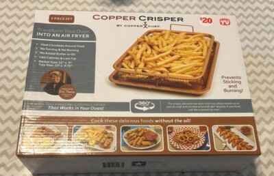 NiB COPPER CRISPER BY COPPER CHEF AS SEEN ON TV TURN YOUR OVEN INTO AN ...