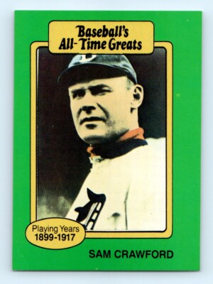 1987 Hygrade All-Time Greats Sam Crawford Detroit Tigers #NNO | eBay