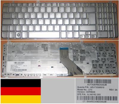 German Qwertz Keyboard HP DV6T DV6-1000 UT3 9J.N0Y82.20G AEUT3G00010 ...