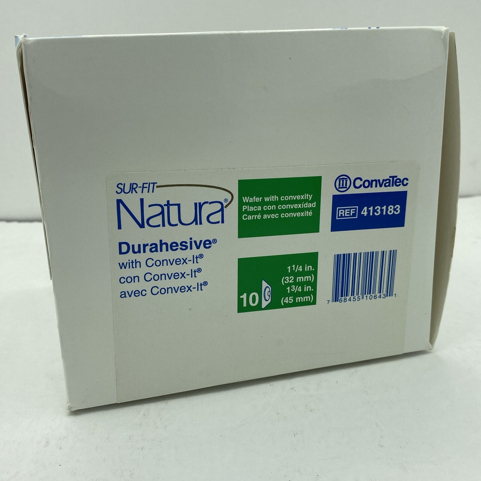ConvaTec 413183 Natura SUR-FIT Durahesive with Convex-it, 1-1/4", Box ...