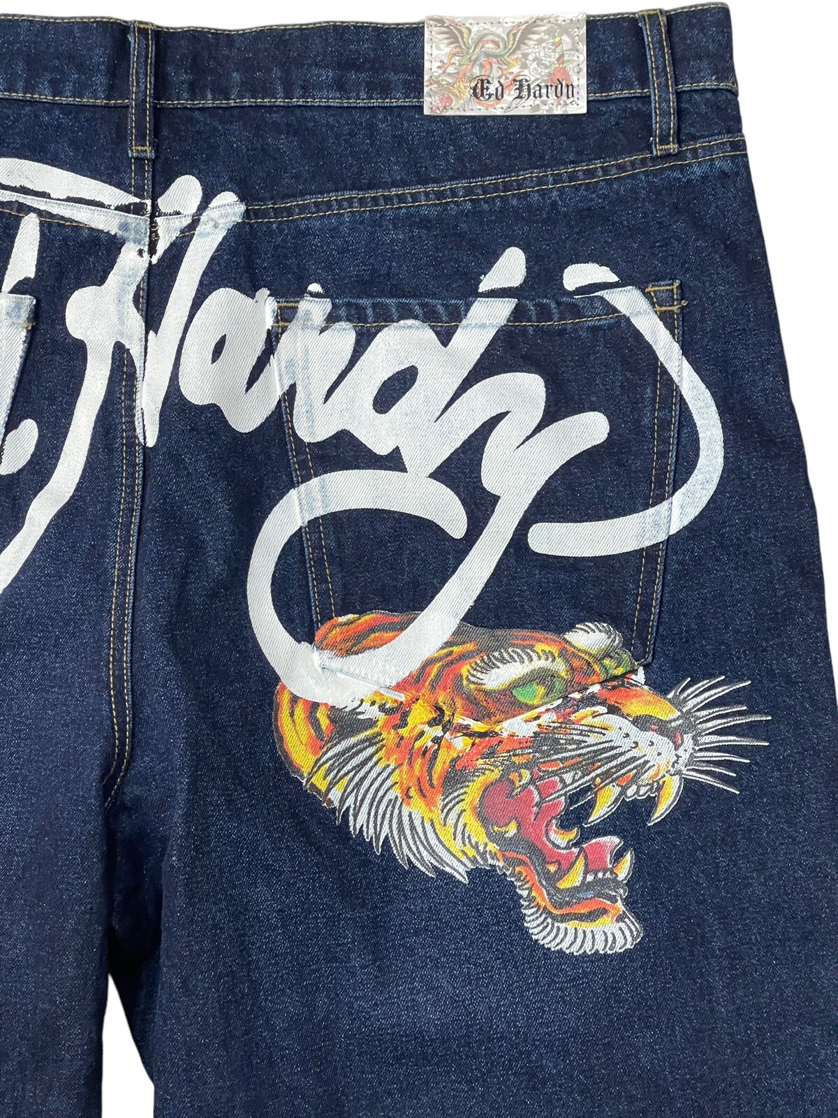 Ed Hardy Tiger Heads Loose Fit Jeans Mens Size 42 x 32 NWT - $ 195.00 ...