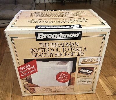 Breadman TR-550B Automatic Bread Dough Machine Maker *NEW in SEALED BOX | eBay
