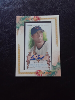 2006 Topps Allen & Ginter The World Champions Mini Autograph Lew Ford ...