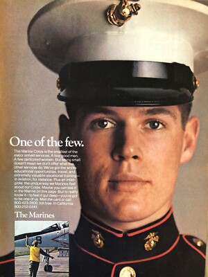 Vintage 1976 Marine Corps USMC recruiting original color ad | eBay