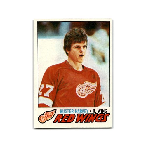 1977 Topps Buster Harvey Detroit Red Wings #122 | eBay