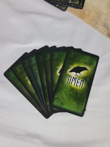 Replacment 9x Omen Cards for Betrayal Legacy Board Game P Reset Legacy ...