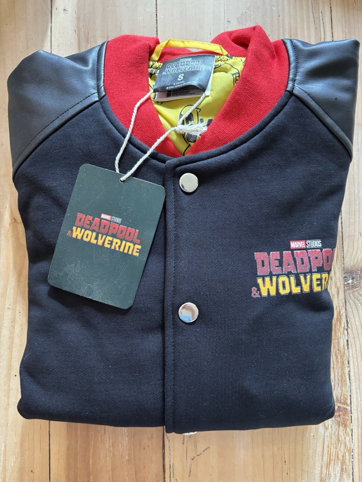 New Marvel Deadpool and Wolverine SMALL Varsity Jacket 2024 Movie Promo ...