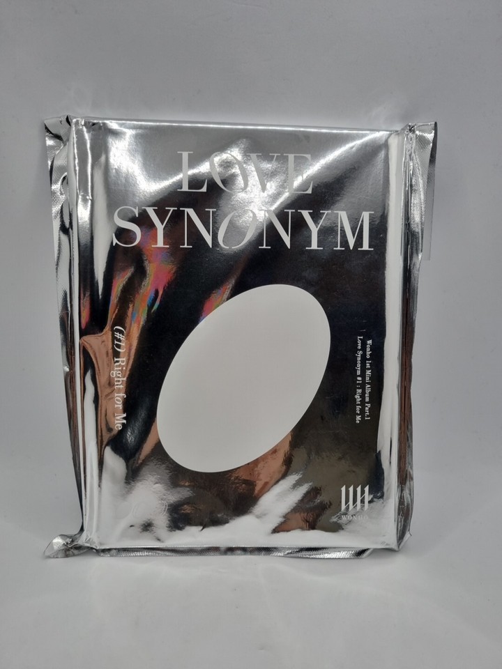 K-Pop Wonho Love Synonym #1 Right For Me Version 01 CD Album Photobook ...