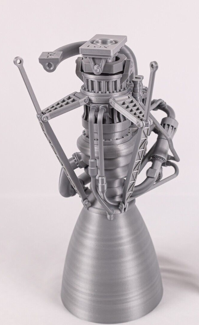 3d printed SpaceX Starship Raptor Engine 1:8 | eBay