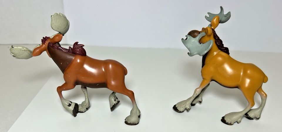 Disney’s Brother Bear Rutt and Tuke Moose Collectible PVC Figures 4" | eBay