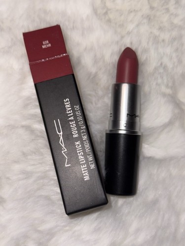 Mac Matte Lipstick Shade #608 Mehr 0.10 Oz New In Box | eBay