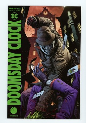 Doomsday Clock #7 NM+ Gary Frank Rorschach Variant 2018 Watchmen DC ...