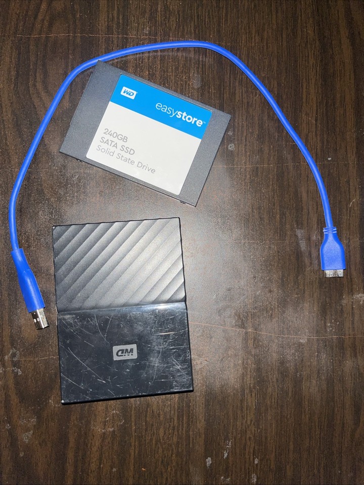 4TB WD external hard drive and 240GB SSD WD easystore drive | eBay