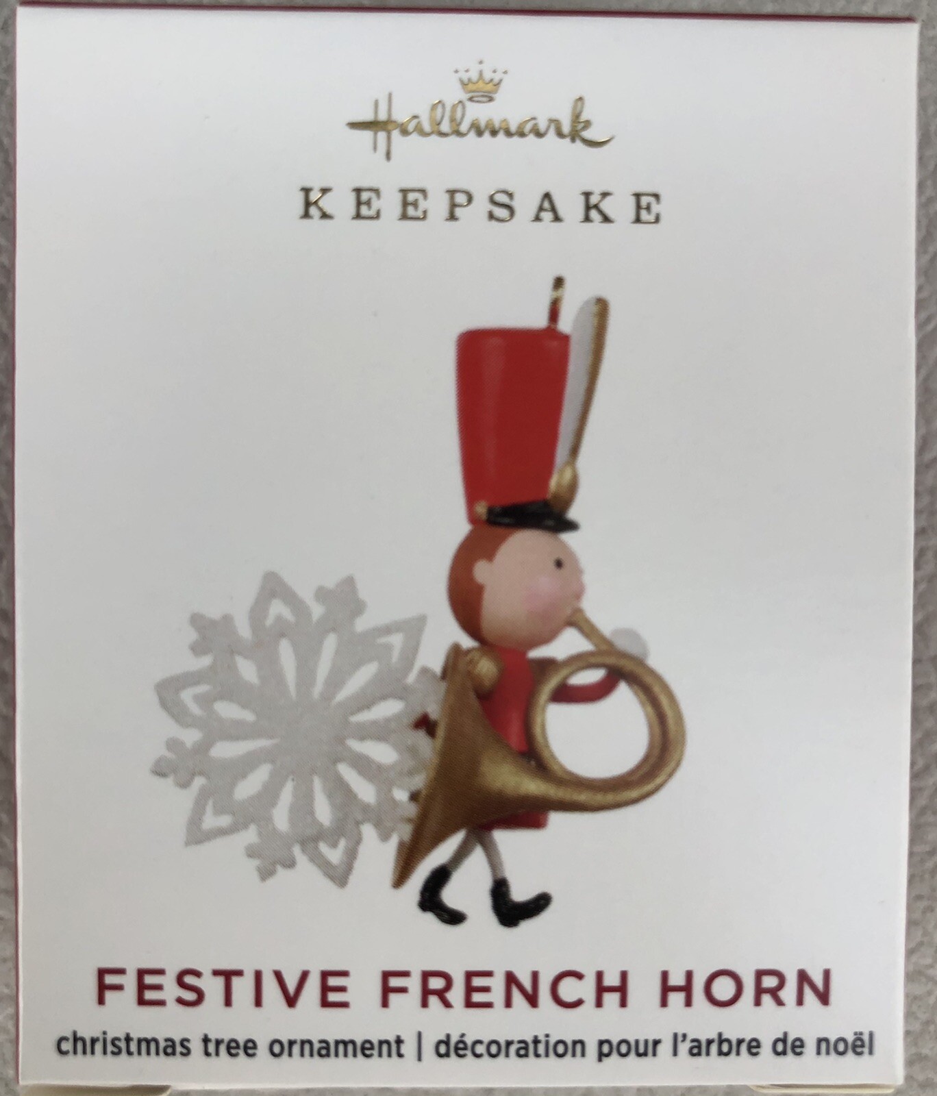 2020 Hallmark Festive French Horn Ornament Miniature Limited Edition ...