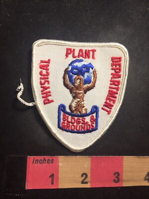 Vtg BUILDING & GROUNDS PHYSICAL PLANT DEPARTMENT Patch 00J6 | eBay