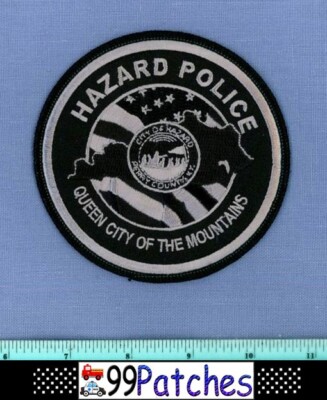 HAZARD * SWAT KENTUCKY Police Shoulder Patch SUBDUED TACTICAL QUEEN ...