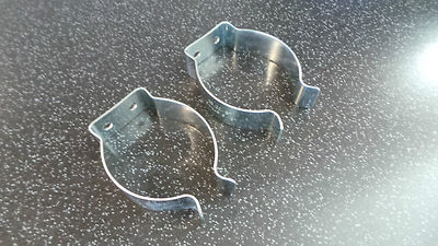 2 x CARAVAN/MOTORHOME DESMO FIAMMA TYPE ISLAND METAL TABLE LEG STORAGE ...