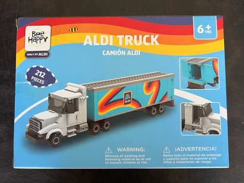 Aldi Grocery Store Truck Building Blocks Bricks BEE HAPPY 212 Pieces ...