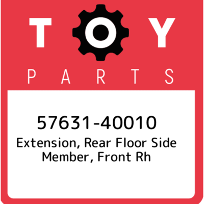 57631-40010 Toyota Extension, rear floor side member, front rh ...