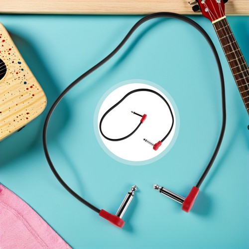 Guitar Effects Patch Cable 50cm - Flat Head Connector With Shielding ...