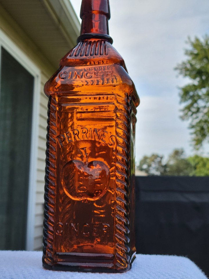 Golden Amber Perrine's Phila. Apple Ginger Cabin Medicine Bitters ...