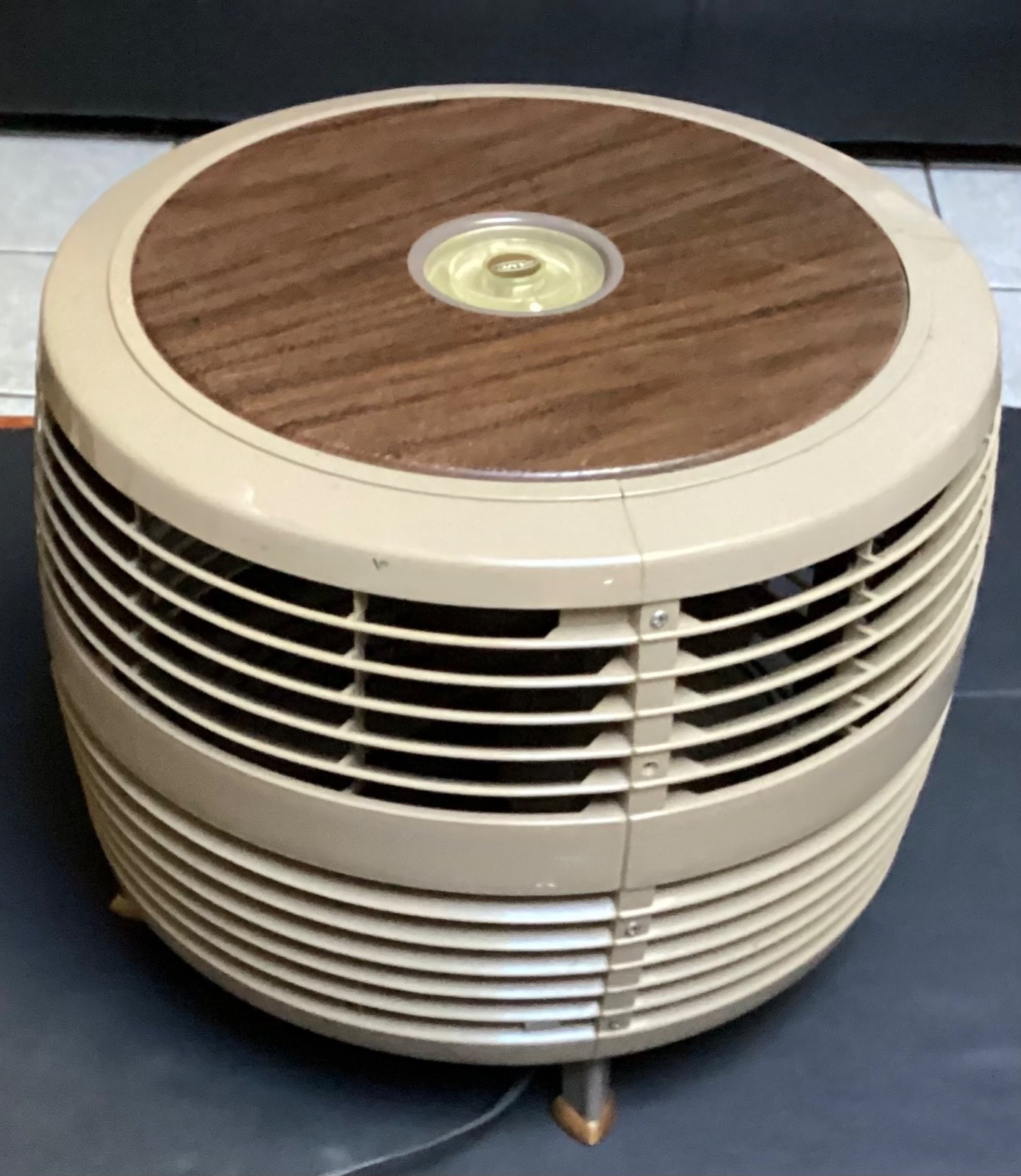 Vintage AMC Aimcee Circular Floor Fan 3-Speed, Collectible Electric Fan