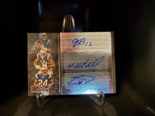 2016 Panini Donruss Signature Series - Signatures Trips Jacoby Brissett ...