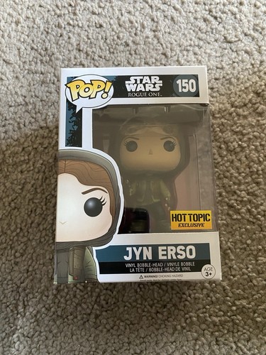 Funko Pop Star Wars Jyn Erso Rogue One Disney Hot Topic Exclusive 150 ...