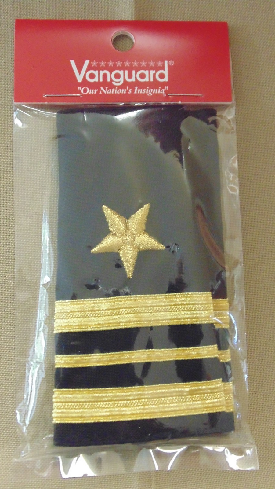 USN US NAVY O-4 LT COMMANDER SERVICE DRESS SLIP-ON EPAULET SHOULDER ...