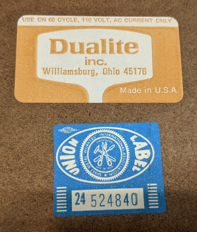 Armco Union Wire Rope Store Wall Sun Watch Fluorescent Clock Dualite ...