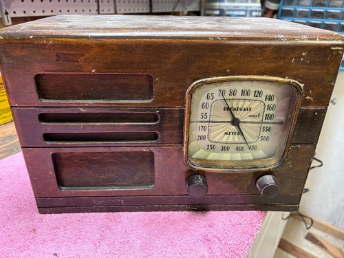 very soiid RCA Model 85T tube radio for restoration | eBay